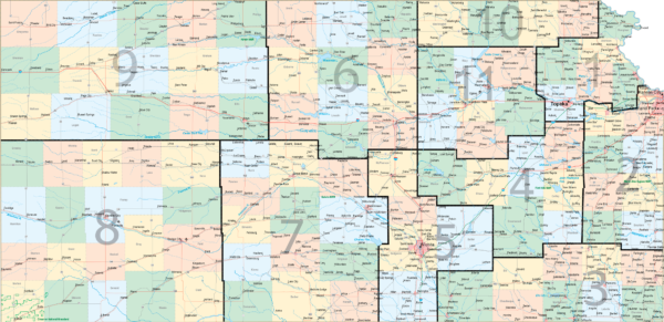 District Map – Kansas Department of The American Legion